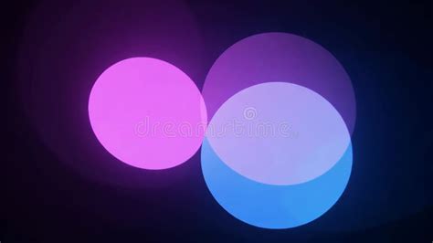 A Blue Object Is In The Center Of A Dark Background Stock Footage