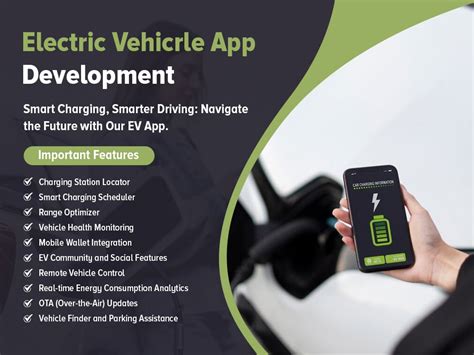 innovative electric vehicle app development solutions sustainable