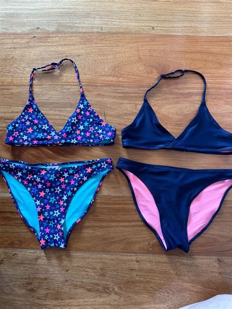 Handm 2 Sets Of Bikinis Teens Sz 12 14 Womens Fashion Swimwear