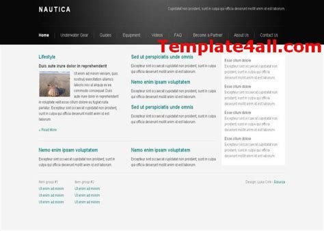 Awesome News Blog Free CSS Template Design Download Download News Css Design Website
