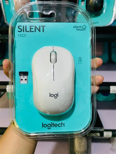 Logitech M221 Wireless Silent Mouse Off White Computers And Tech Parts And Accessories Mouse