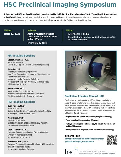 preclinical symposium developments and applications of imaging