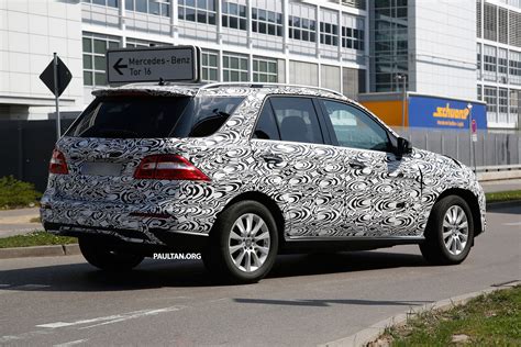 Spyshots Mercedes Benz Ml Gets Revised Interior Mercedes Benz Ml Class Facelift 0001 Paul Tan