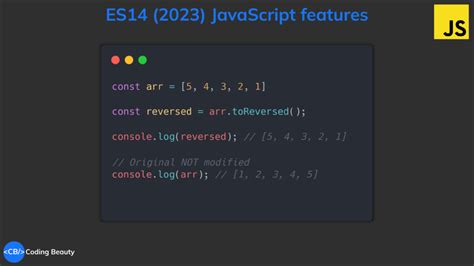 7 Amazing New Javascript Features In Es14 Es2023 Coding Beauty