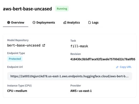 Inference Endpoints Model Database