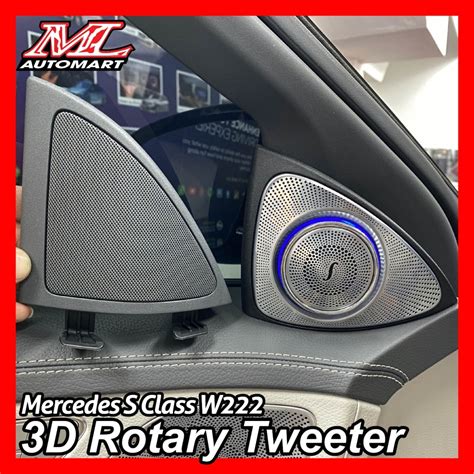 Mercedes Benz S Class W222 Ambient Light Burmester 3d Rotary Tweeter