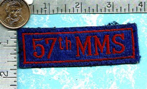 Usaf 1960 Era Patch 57th Munitions Maintenance Squadron 1995027306