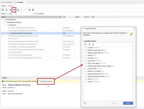 关于vivado调用axi Memory Mapped To Pci Express Pcie Gen2