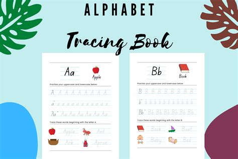 English Alphabet Tracing Workbook Graphic By Lorify Printables · Creative Fabrica