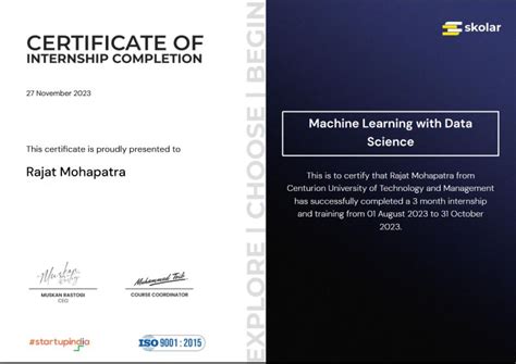 rajat mohapatra on linkedin machinelearning datascience internship