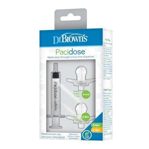 Dr Browns Pacidose Sucette Distributeur De Médicaments Liquides Avec
