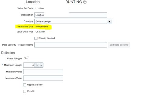 How To Create Dependent Value Set Value Through Gl Rapid Implementation