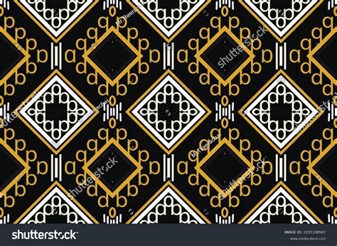 Pattern Simple Ethnic Design Philippines Traditional Stock Vector Royalty Free 2205198987