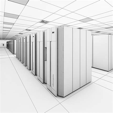 데이터 서버 센터 Ibm Z196 3d 모델 199 Max Free3d