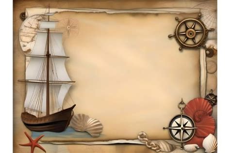 Nautical Background A401 Graphic By Publikado · Creative Fabrica