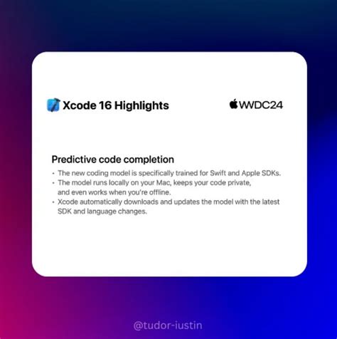 How Apples New Predictive Code Completion Model In Xcode 162 Boosted My Ios Engineering
