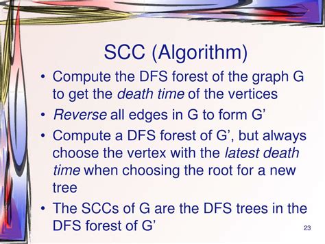 ppt advanced dfs bfs graph modeling powerpoint presentation free