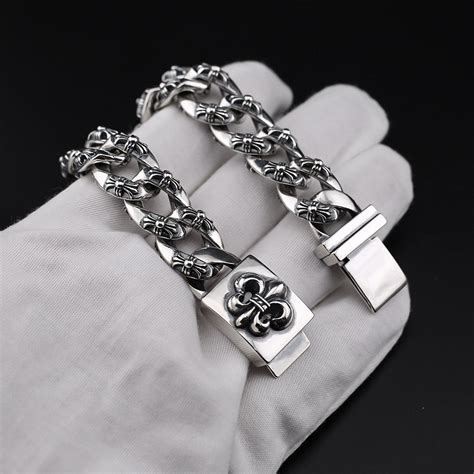 Chrome Hearts Style Braceletchrome Hearts Braceletchrome Etsy