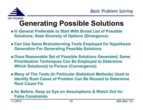 Basic 8d Problem Solving Tools And Methods Part 2 Pdf