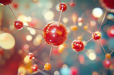 Abstract Background Atoms And Molecules Stock Illustration Illustration Of Digital Geometry