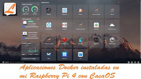 Aplicaciones Docker instaladas en mi Raspberry Pi 4 con CasaOS - YouTube