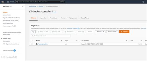 how to create an aws s3 bucket upload download and delete file using