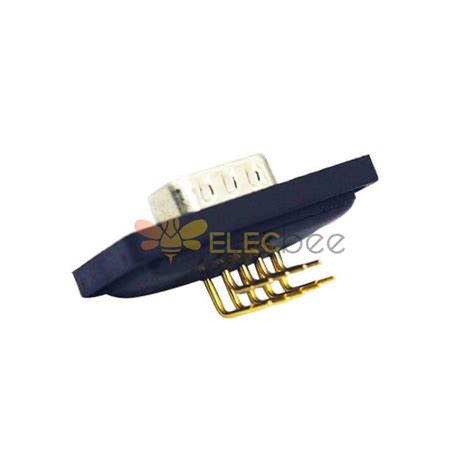 Elecbee D Sub 9pin Connector Right Angled Male Through Hole Serial Port