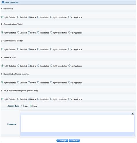 User Feedback