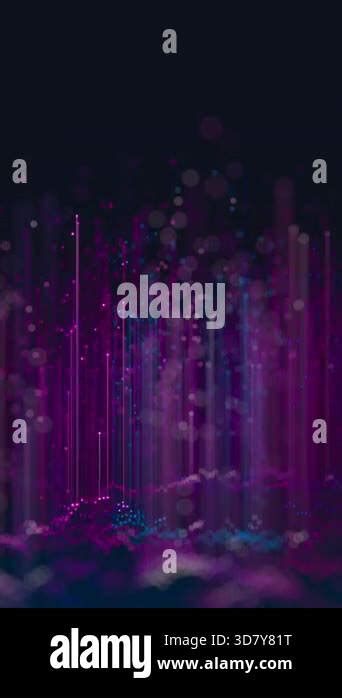 Abstract 3d Big Data Plot Visualization Futuristic Infographics