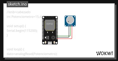 Potenciometro Wokwi Esp32 Stm32 Arduino Simulator
