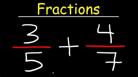 Fractions Basic Introduction Math Strategies For Adding Subtracting