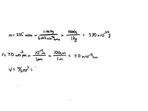 Solvedgiven The Atomic Mass Of Uranium 238 U Is 2380289 U And