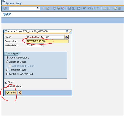 SAP TECH Global Class Creation And Visibility Of The Class Component Methods