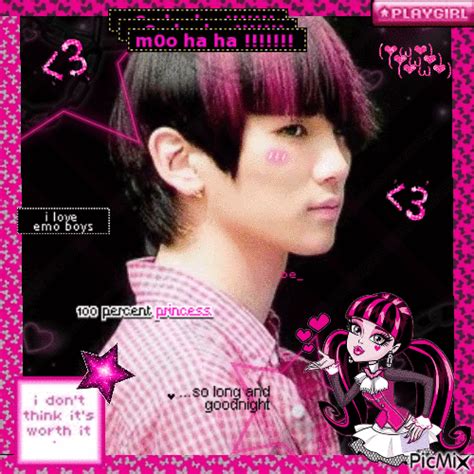 Hot Pink Emo Kibum Free Animated  Picmix