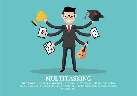 Multitasking Vector Illustration 149165 Vector Art At Vecteezy Multitasking Vector Illustration 149165 Vector Art At Vecteezy