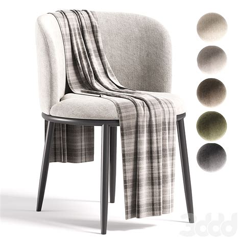Dining Chair Filmore Set Of 2 Стулья 3d модель