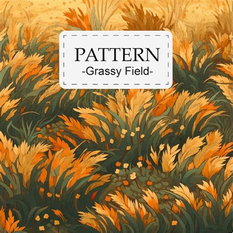 Premium Vector Fresh Grass Seamless Vector Pattern