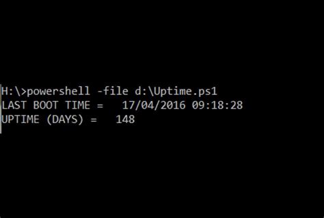 PowerShell Snippet Getting A Remote Computers Uptime Geeks Hangout