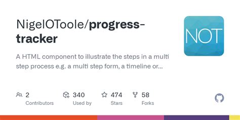 GitHub NigelOToole Progress Tracker A HTML Component To Illustrate The Steps In A Multi Step