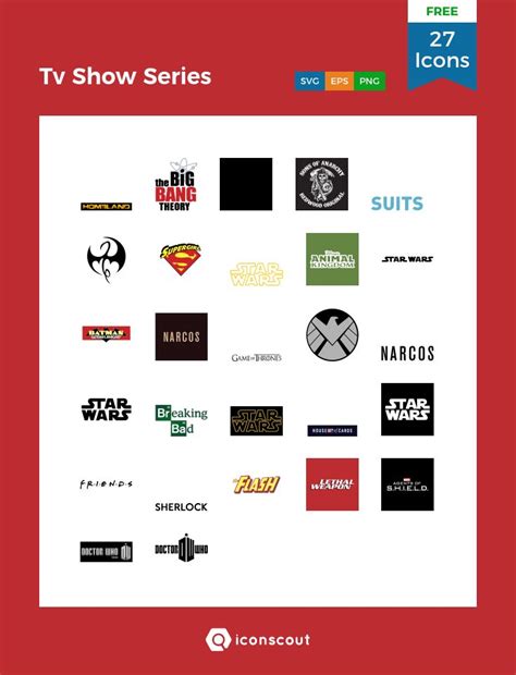 Free Tv Show Series Icon Pack 27 Free Download Logos Icons