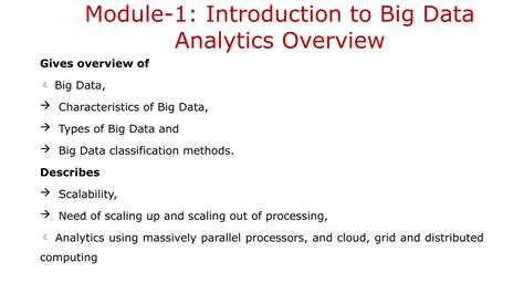 big data analytics module 1 for vtu syllabus pptx databases computer software and applications