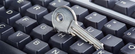 Phishing Hacking Personal Data And Money Key And Hook On Computer