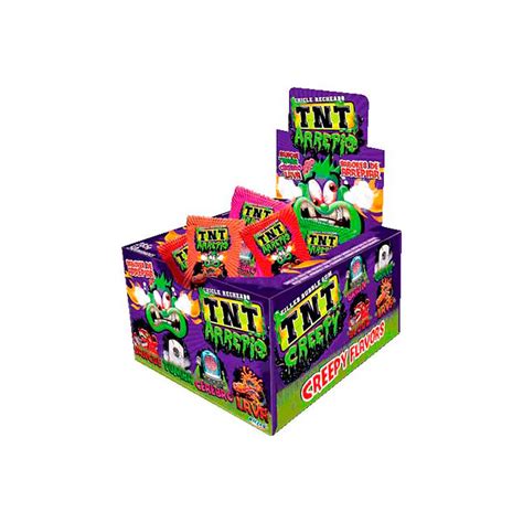 Chicle Recheado Tnt Arrepio Sortido Display 180g