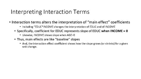 MULTIPLE LINEAR REGRESSION INTERPRETATION OF COEFFICIENTS The Multiple