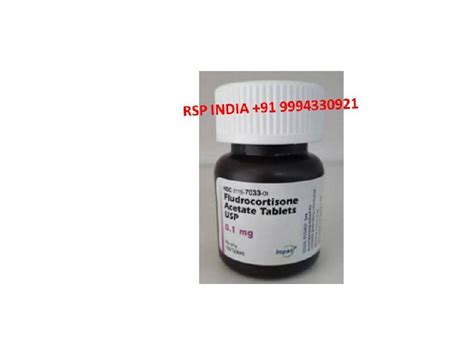 Fludrocortisone Acetate 0 1mg Tablets At Best Price In Tiruchirappalli Id 5587386