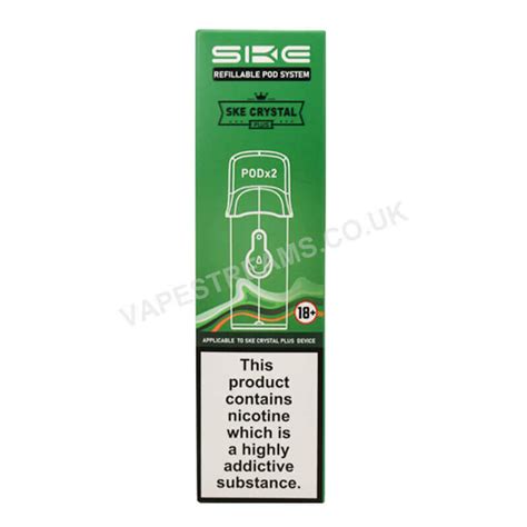 Ske Crystal Plus Refillable Pods Pack Of 2 Vapestreams