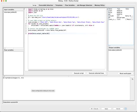 Help With Python Script To Import File KNIME Analytics Platform