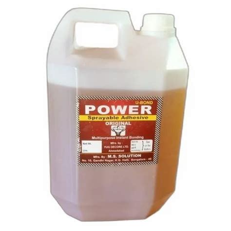 5l Power Spray Adhesive Can At Rs 750piece In Bengaluru Id 26470310530