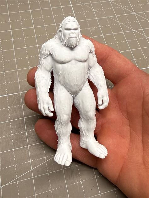 Bigfoot 3d Model Stl File Sasquatch Figurine Digital Download Etsy