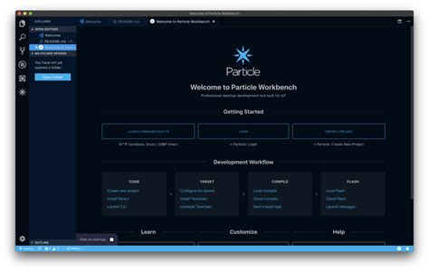 Particle Workbench Supercharge Your IoT Development With Professional Tools Particle Updates